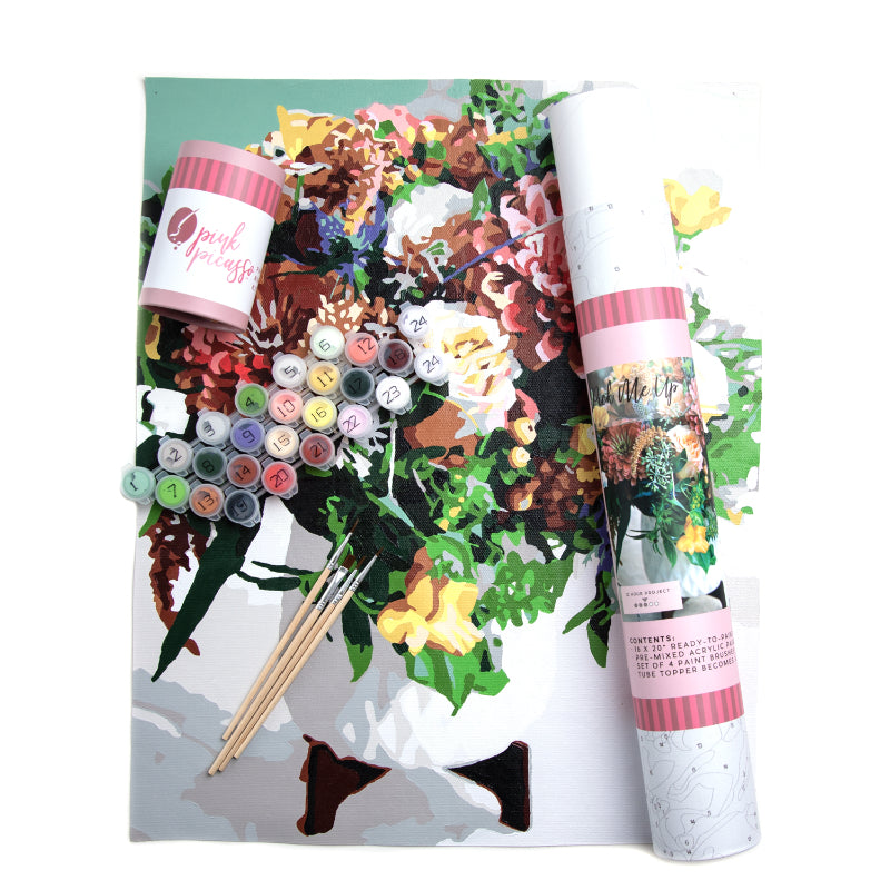 Pink Picasso Paint by Number Kit | Pink Picasso Kits